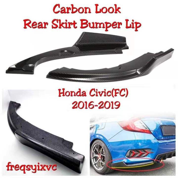 Car Rear Bumper Lip Diffuser Splitter Spoiler Bumpers Protector Honda ...