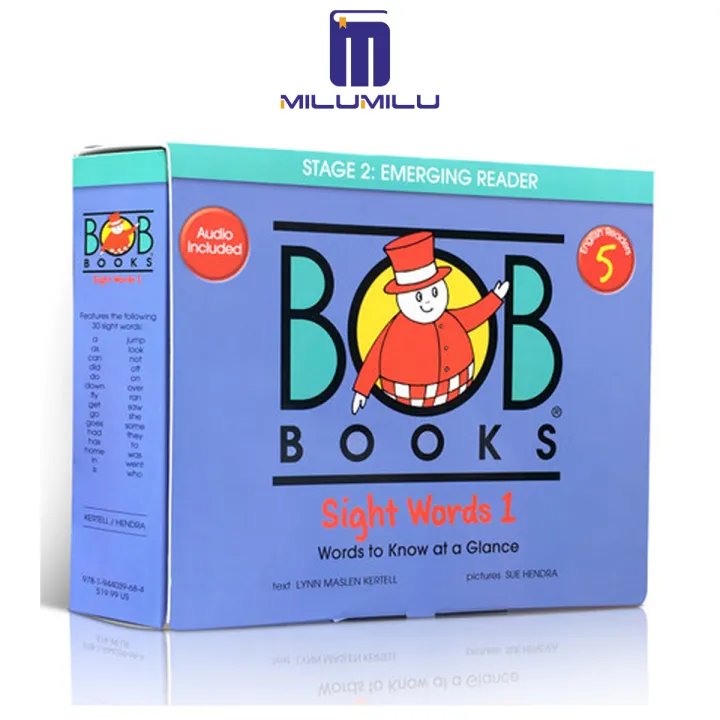 Bob Books Set 5 Five Stage Sight Words Bob Preschool English Learning ...