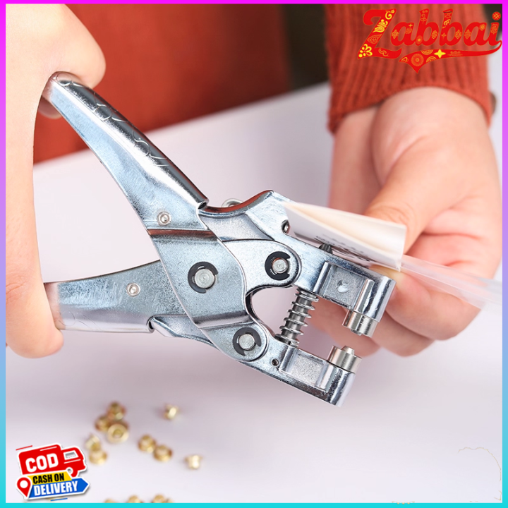 Zabbai เครื่องเจาะบัตร เครื่องเจาะรูบัตรพนักงาน (วงกลม-วงรี) No.016 ...