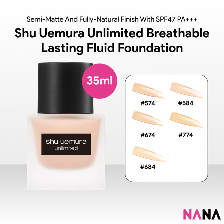 Shu Uemura Unlimited Breathable Lasting Foundation Natural Semi-Matte ...