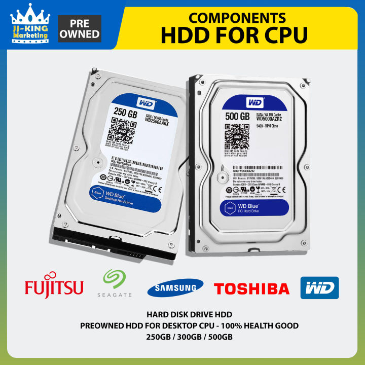 HARD DISK DRIVE / HDD / FOR DESKTOP CPU STORAGE / | Lazada PH