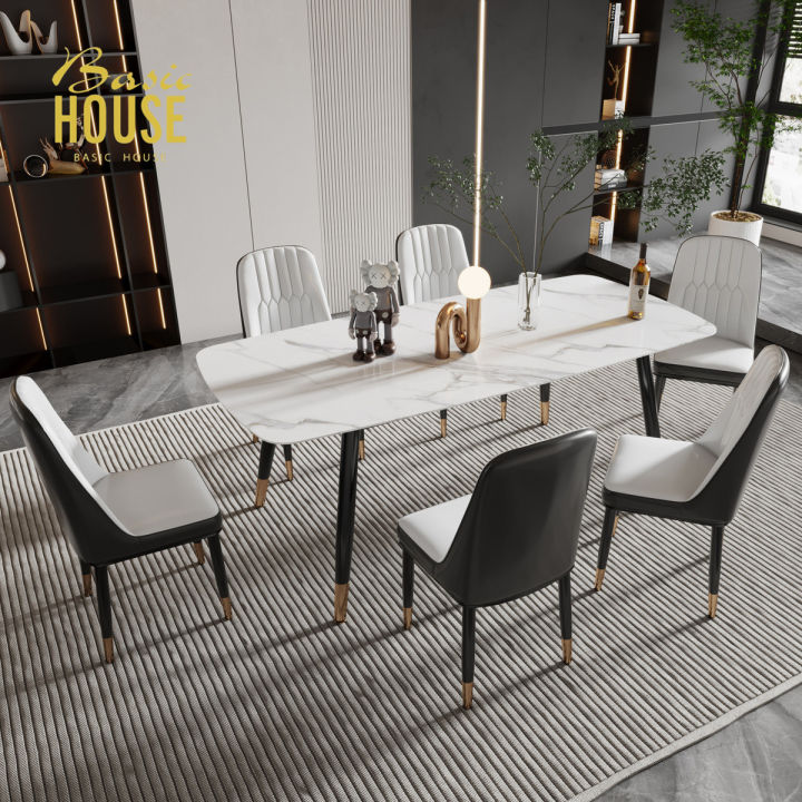 Wooden Dining Table Small Apartment -style Luxury Rectangular Table And ...