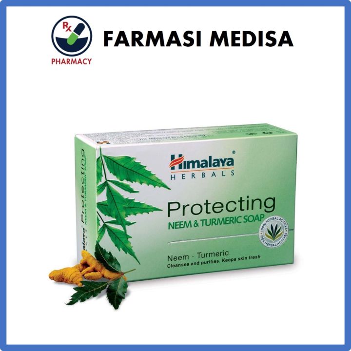 Himalaya Protecting Neem & Turmeric Soap 75g sabun daun semambu ...