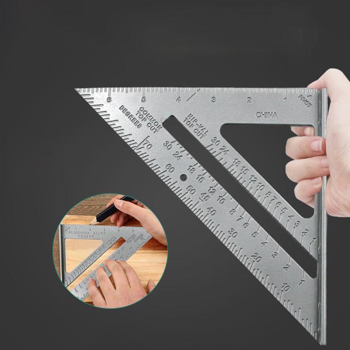 LOCAL SELLER!!!7'' Aluminum Alloy Triangle Ruler， Angle Protractor ...