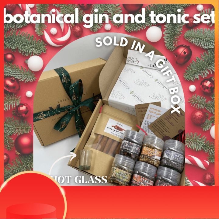 Botanical Gin and Tonic Kit - Authentic and Freshly Picked Herbs ...