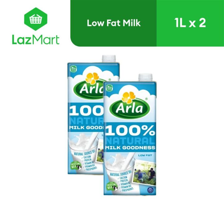 Arla Milk Goodness Low Fat 1l - Pack of 2 | Lazada PH