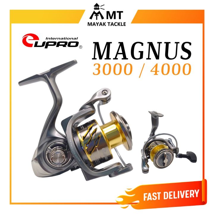 EUPRO INTERNATIONAL MAGNUS 3000 / 4000 SPINNING REEL 5.2:1 | Lazada