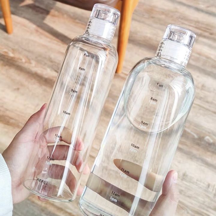 750ml Glass Muji Style Minimalist Water Bottle / Tumbler | Lazada