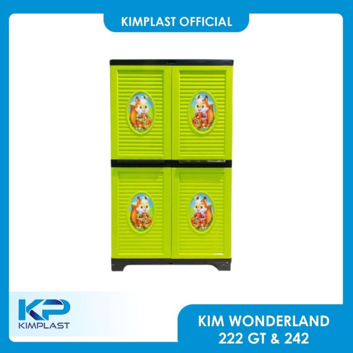KIMPLAST Lemari Wonderland 222 GT dan 242/ Lemari Pakaian/ Lemari ...