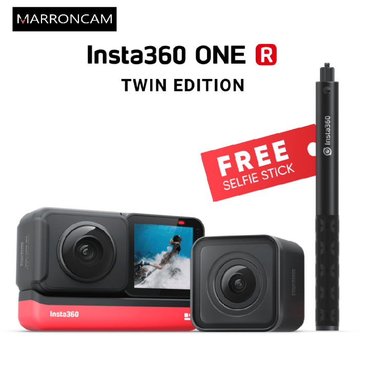Insta360 ONE R Twin Edition + Stick | Lazada