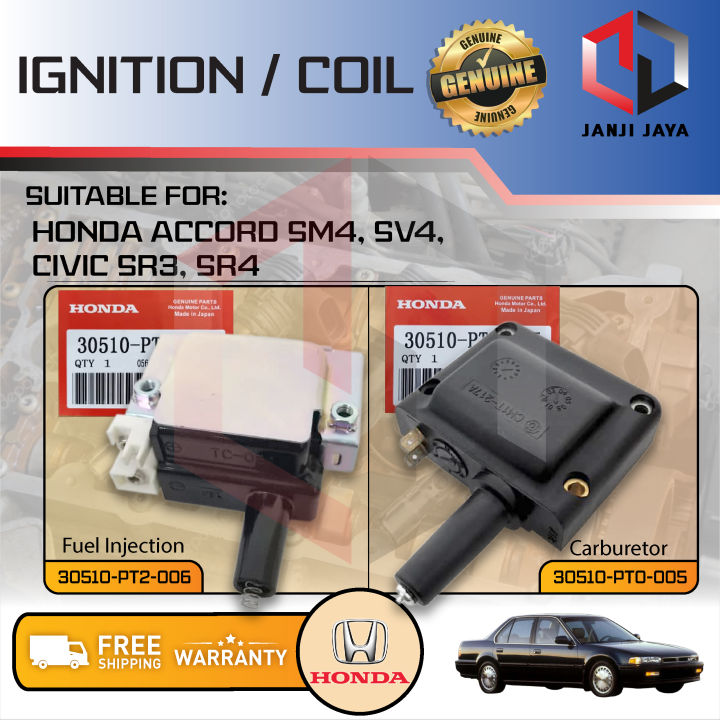 IGNITION PLUG COIL HONDA ACCORD SM4 SV4 CIVIC SR3 SR4 FOR FUEL ...
