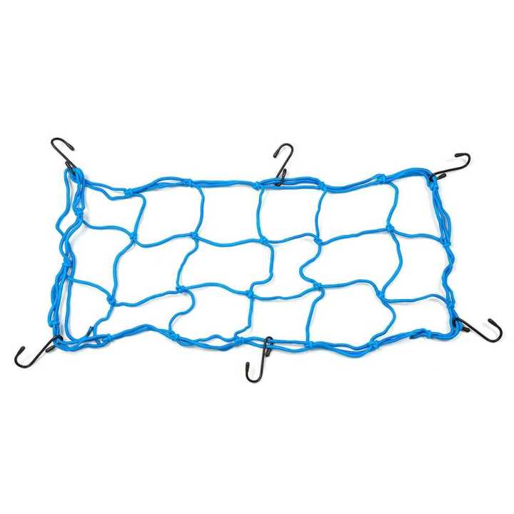 Cargo Net Motorcycle Helmet Mesh Bungee Cord with 6 Hooks Adjustable ...