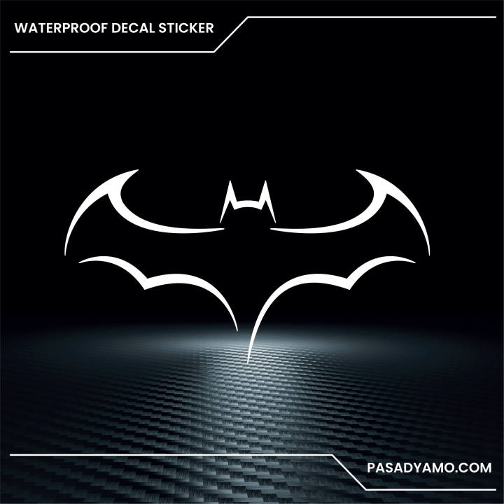 Batman Outline Sticker for Cars Motorcycles Laptops Skateboards 7 ...