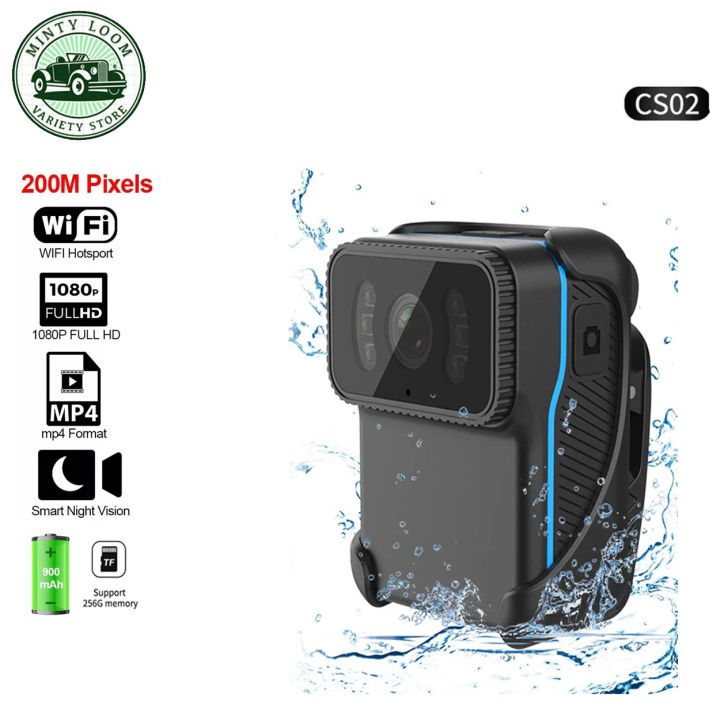 Law Enforcement Recorder CS02 Security Home 1080P 200M Pixel WiFi ...