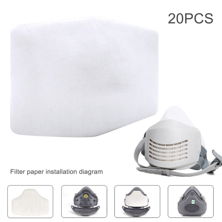 【Ready Stock】3200 masks 3 in 1 Gas Masks +20/40pcs 3M 3701CN Filter ...