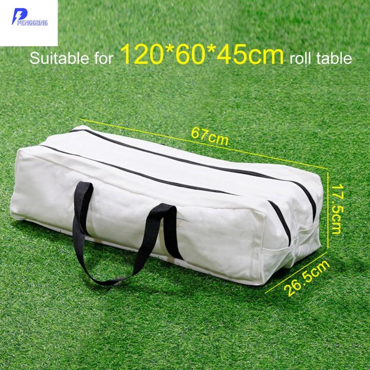 Portable Canvas Storage Bag for Wood Roll Up Table for Outdoor ...