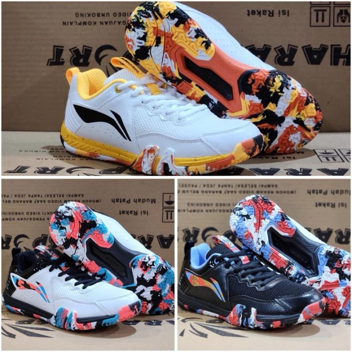 ADA DISKON BESAR!!SEPATU BADMINTON LINING SAGALITE 9 SAGA LITE IX NEW ...