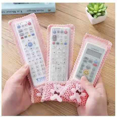 HTF.3in1 Universal tv remote control cover Organizer Control Cover Lace ...