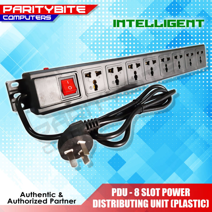 8 Slots Universal Rack Mount PDU Power Distribution Unit for Data ...