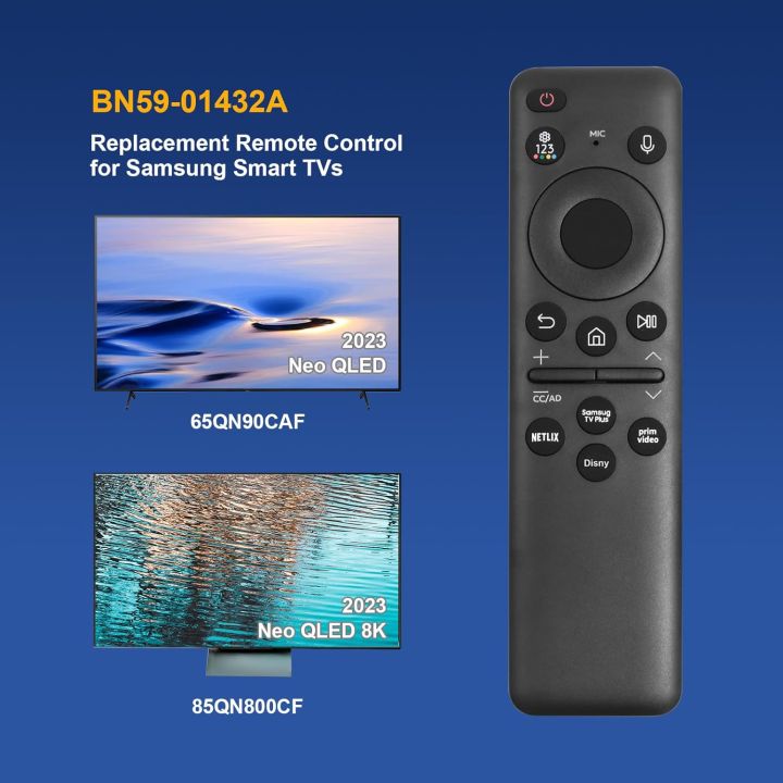 for SAMSUNG 50” Class Q60D QLED 4K Smart TV remote QN50Q60DAFXZA 2024 ...