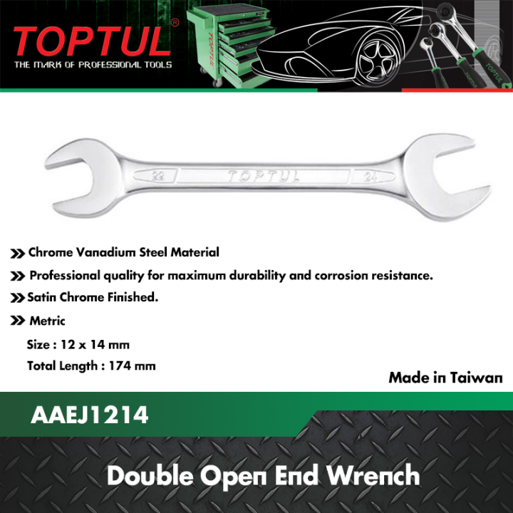Toptul Double Open End Wrench | Lazada PH