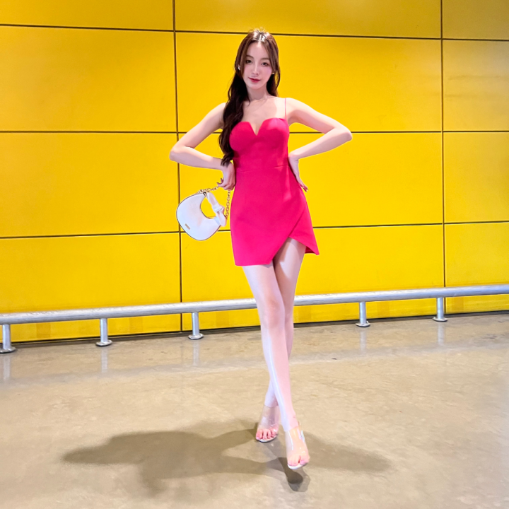 Lism D-047 เดรสสายเดี่ยวสุดแซ่บ | Lazada.co.th