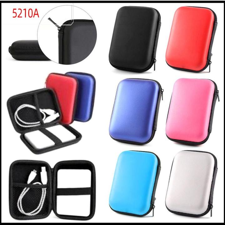 5210A มัลติฟังก์ชั่ เคสการ์ดหน่วยความจำ อุปกรณ์จัดสายเคเบิล เคสฮาร์ดดิสก์ไดรฟ์ กระเป๋าใส่หูฟัง 2 ...