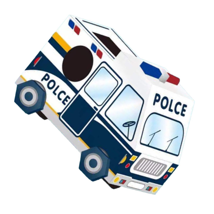 Car Shaped Wearable Cardboard Box DIY Kit Kindergarten Simple Carton ...