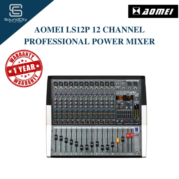 AOMEI LS12P 12 Channel Professional Power Mixer | Lazada