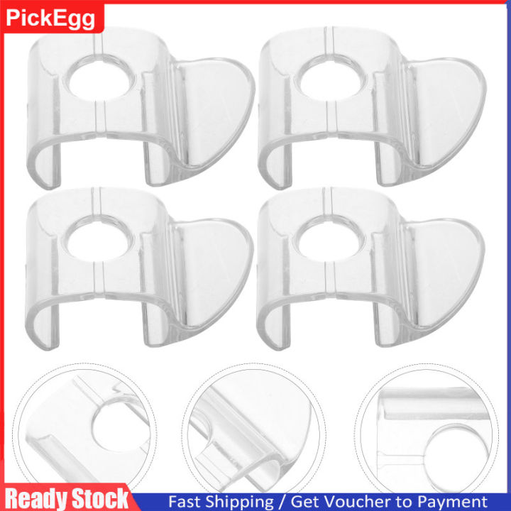 Pickegg [New] 4pcs Clear Blind Cordless Handles Transparent Plastic ...