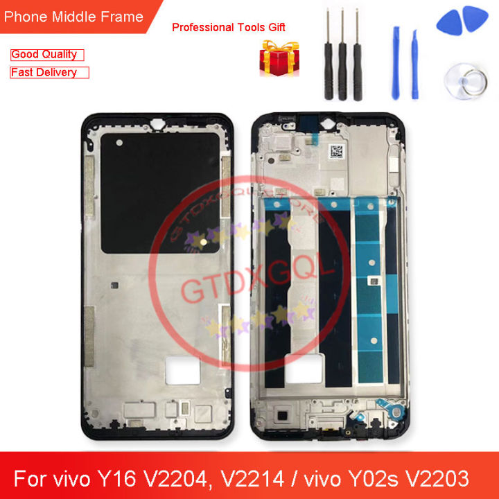 For vivo Y16 / vivo Y02s Middle Frame Plate Housing Board LCD Support ...