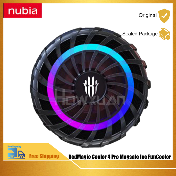 Nubia RedMagic Cooler 4 Pro Magsafe Ice FunCooler RGB LED 27W Semiconductor Heat Dissipation ...