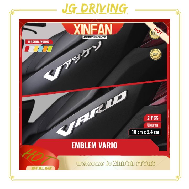JD XINFAN 2 chiếc VARIO EMBLEM Dập nổi VARIO LOGO BIỂU TƯỢNG Dập nổi ...