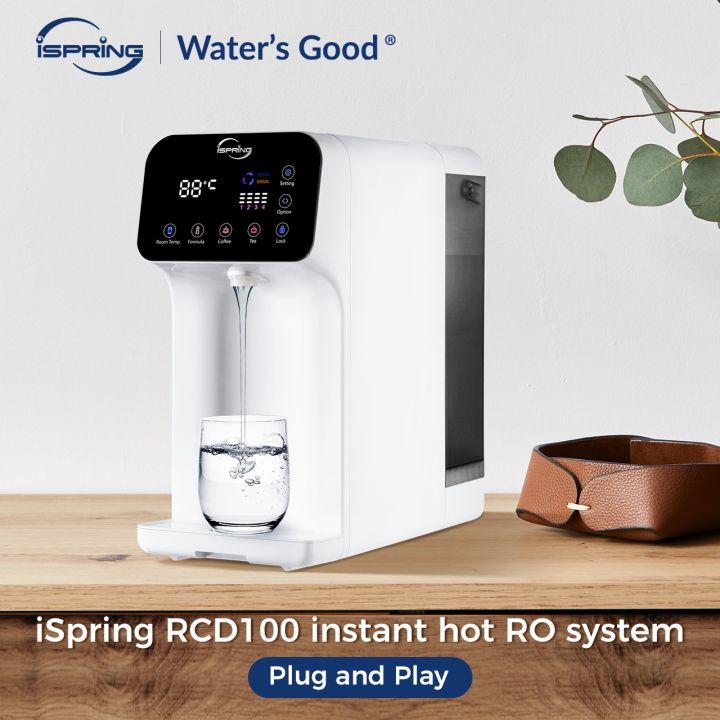 iSpring RCD100 5-Stage Portable Water Filtration System Countertop ...