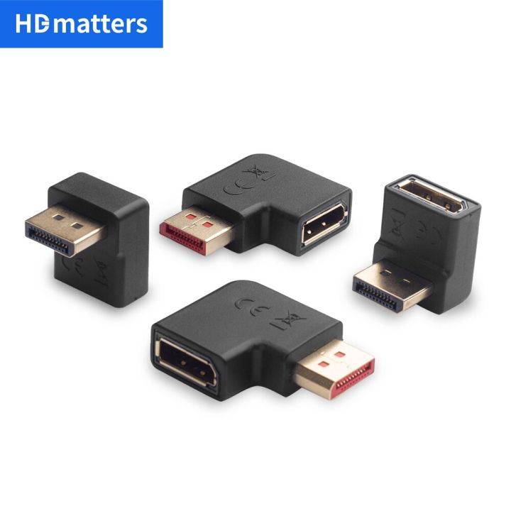 UP down Displayport adapter Right angled DP adapter 4k/60Hz 2K/144Hz ...