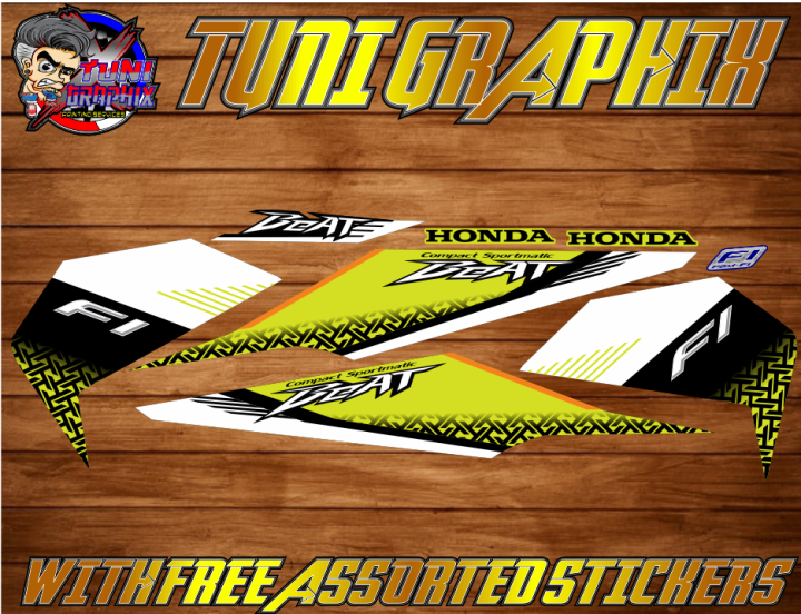HONDA BEAT FI 2021-2022 NEW STOCK DECALS (more colors) | Lazada PH