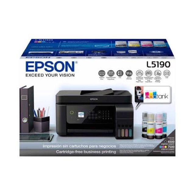 Epson L5190 Wi-Fi All-in-One Ink Tank Printer with ADF | Lazada PH