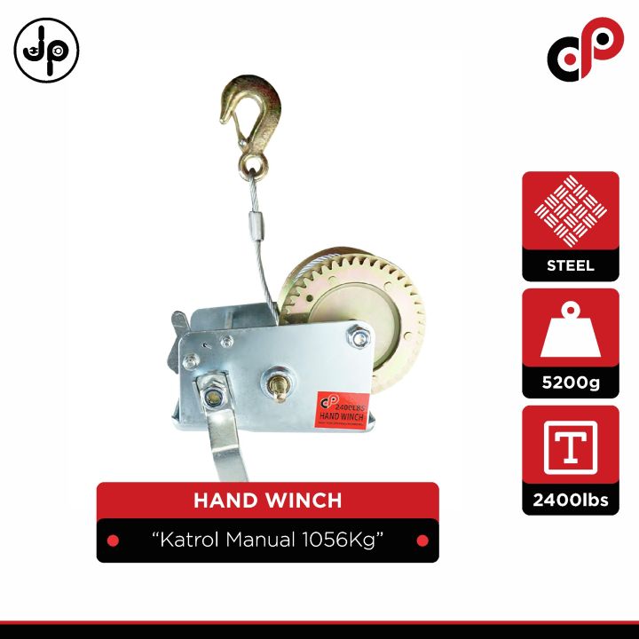 Hand Winch 2400lbs | Katrol Manual 2400lbs | Lazada Indonesia