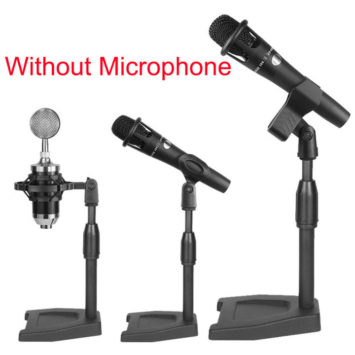 Adjustable Desktop Microphone Stand Portable Table Stand Mic Stand ...