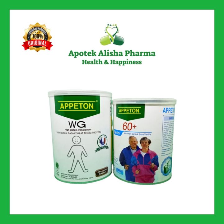 Appeton WG High Protein Milk Powder 450gr - Apeton Weight Gain Susu ...