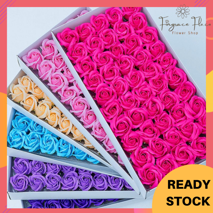 🔥Hot Sales🔥 Cheapest 3 Layers Soap Rose Flower with Base 玫瑰香皂花 | Lazada