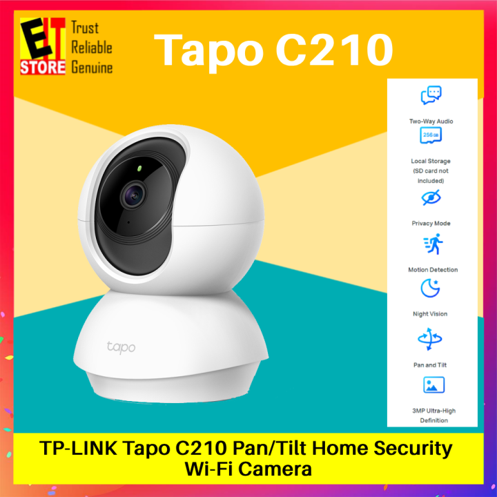 TP-LINK Tapo C210 Pan/Tilt Home Security Wi-Fi Camera | Lazada