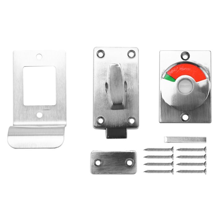 Bathroom Toilet Wc Indicator Privacy Dead Bolt Door Lock Latch Vacant ...