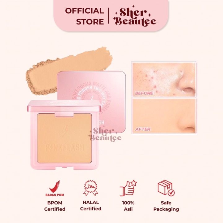 Pinkflash Duo Effect Pressed Powder - Duo Powder Two Way Cake | Lazada ...