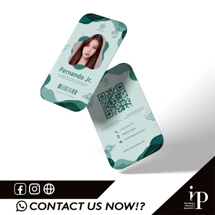 PLASTIC CARD,★ 0.76MM,★Kad Matrik ★Photo Staff ID Card / Kad Pekerja ...