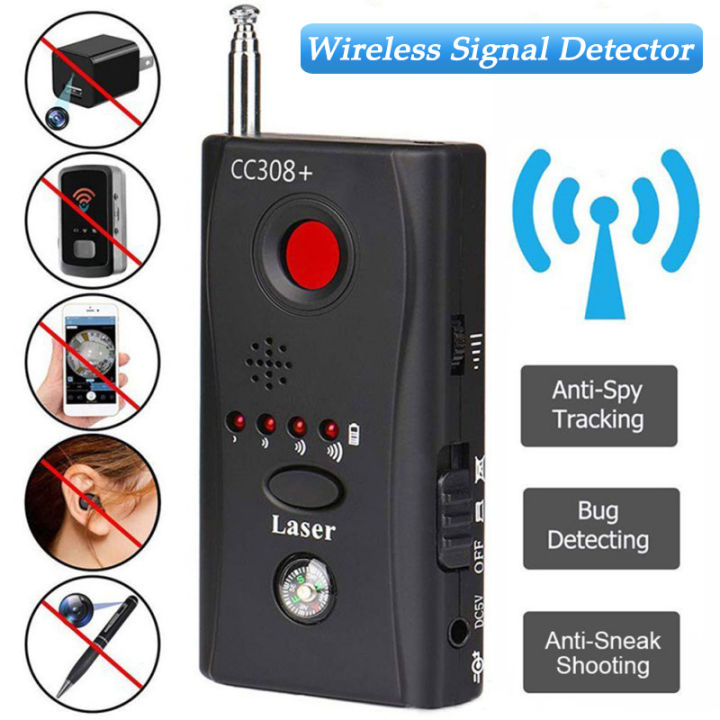 Multi-Function Anti-Candid Camera Detector GSM Audio Bug Finder G PS ...