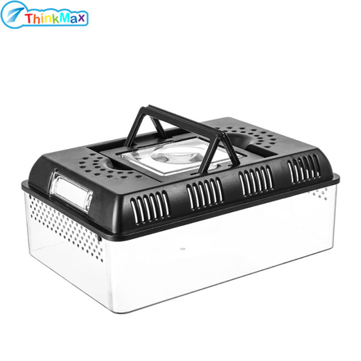 Terrarium Reptile Box, Turtle Breeding Box Case Feeding Hatching ...