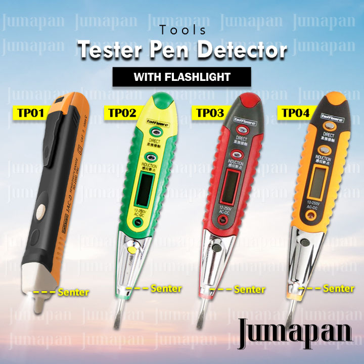 Tespen Test Pen Listrik Non Contact Alat Deteksi Kabel Putus Cek Arus ...