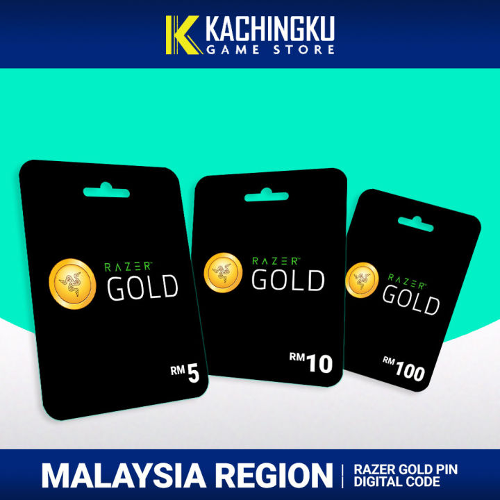 Razer Gold Pin MALAYSIA / MY - RM5 RM10 RM20 RM50 RM100 RM200 RM300 ...