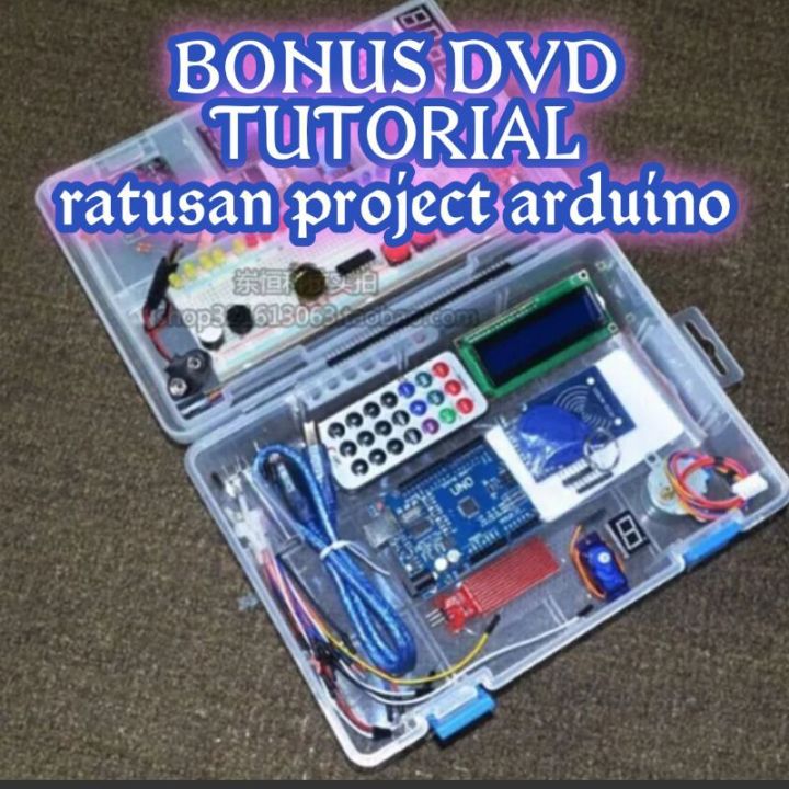Paket Starter Kit RFID Arduino Uno R3 Compatible BONUS DVD TUTORIAL ... Paket Starter Kit RFID Arduino Uno R3 Compatible BONUS DVD TUTORIAL ...